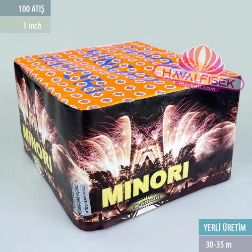 1 İnç 100 Atar Havai Fişek Bataryası